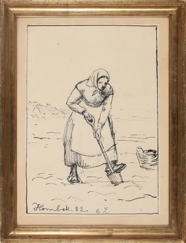 Carl Ludvig Thilson Locher | Worm digger | MutualArt