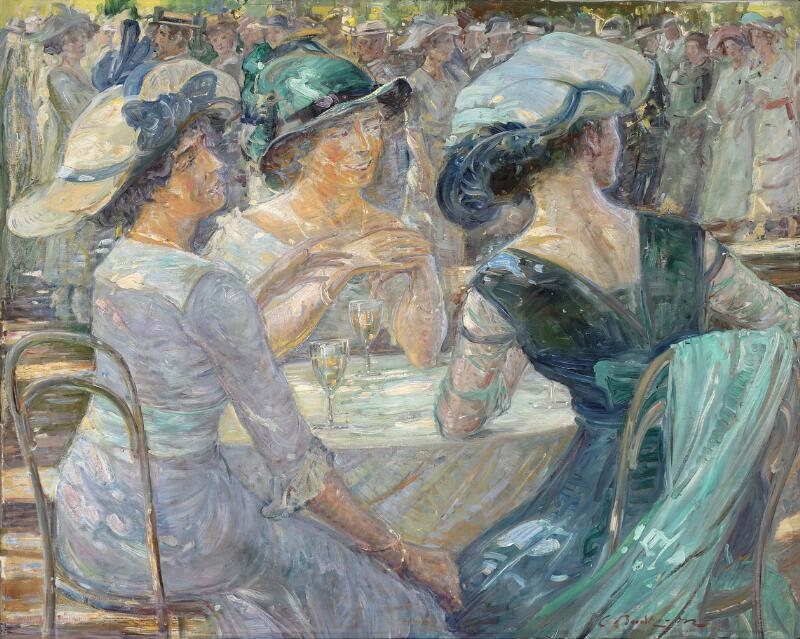 Carl Budtz-Moller | Parisian ladies (1910) | MutualArt
