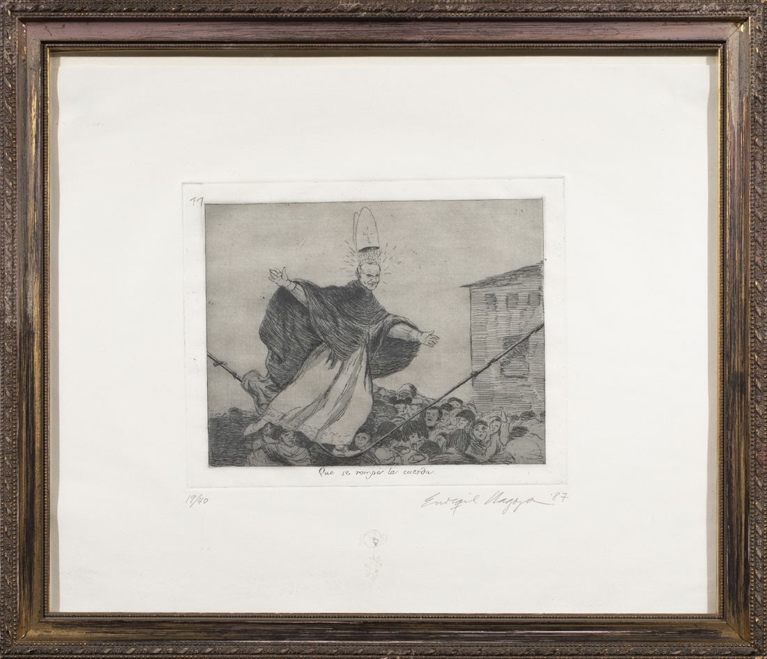 Enrique Chagoya | Que Se Rompa La Cuerda (1987) | MutualArt