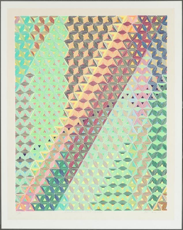 Niels Nedergaard | Rødblågul - Ornamentik | MutualArt