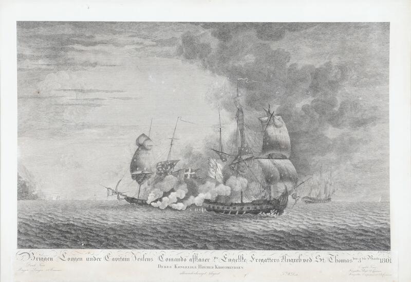 Frans Martin Dodt | “Briggen Lougen Under Capitain Jessens Commando ...