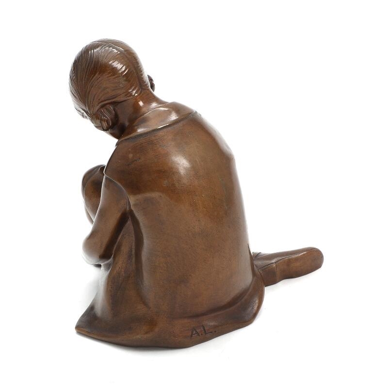 Axel Locher | Girl closing her shoe | MutualArt