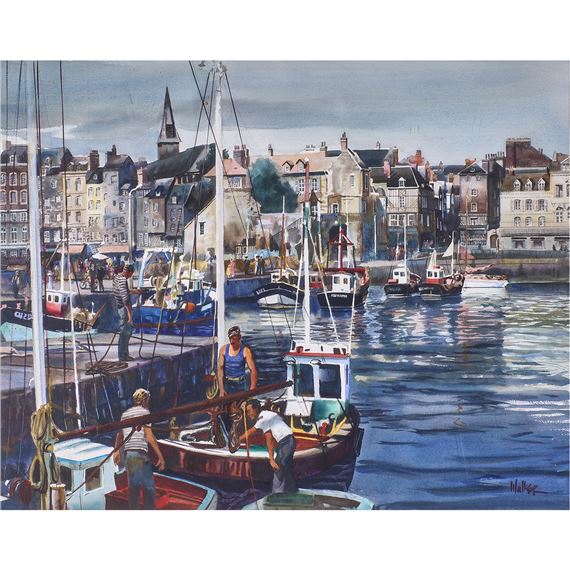 Edward Rusty Walker | Harbor Scene | MutualArt