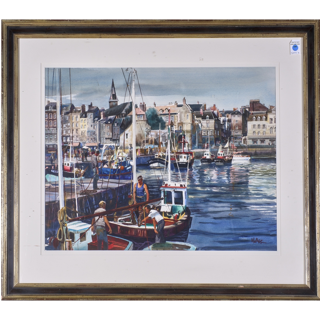 Edward Rusty Walker | Harbor Scene | MutualArt