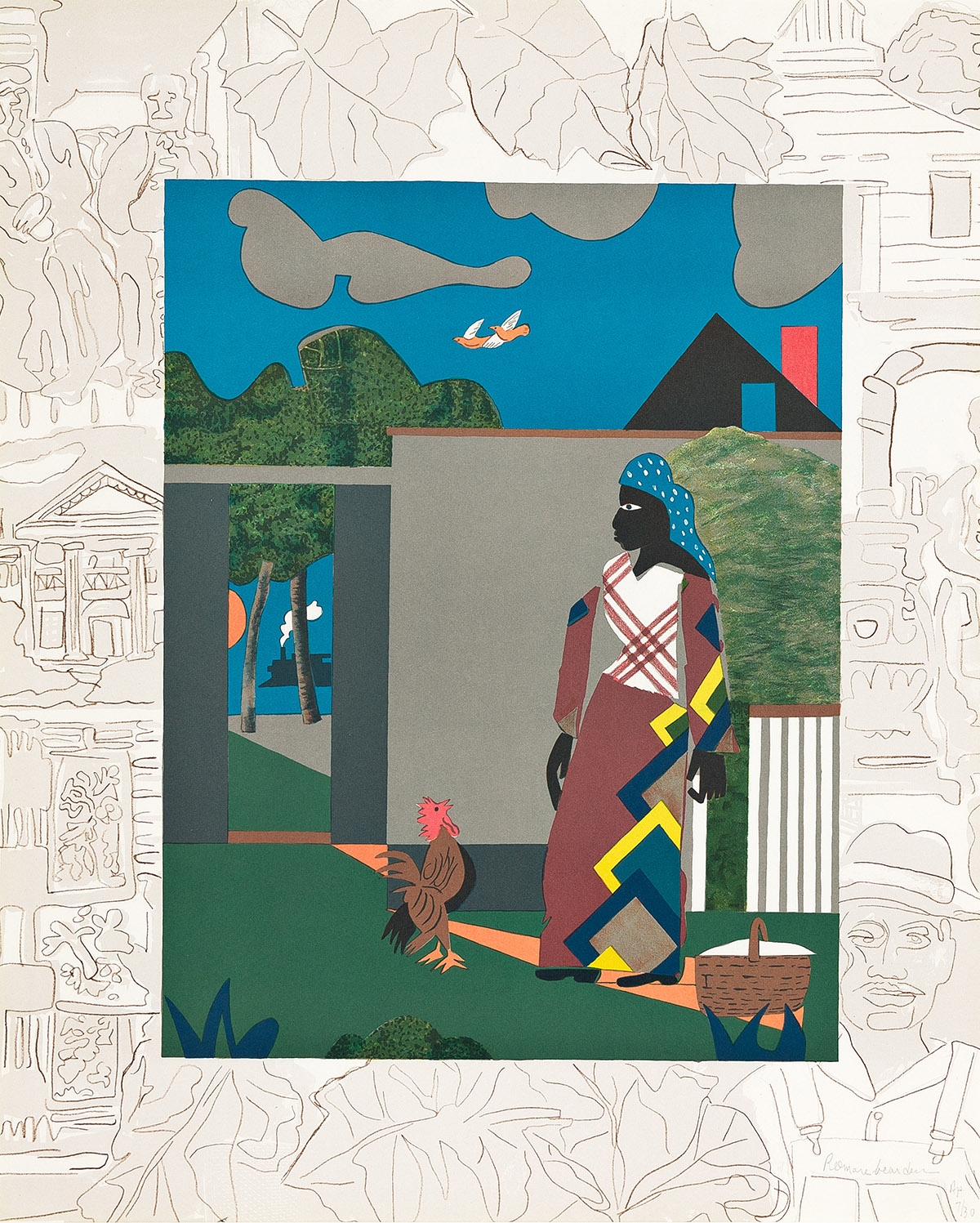 Romare Bearden | Pepper Jelly Lady | MutualArt