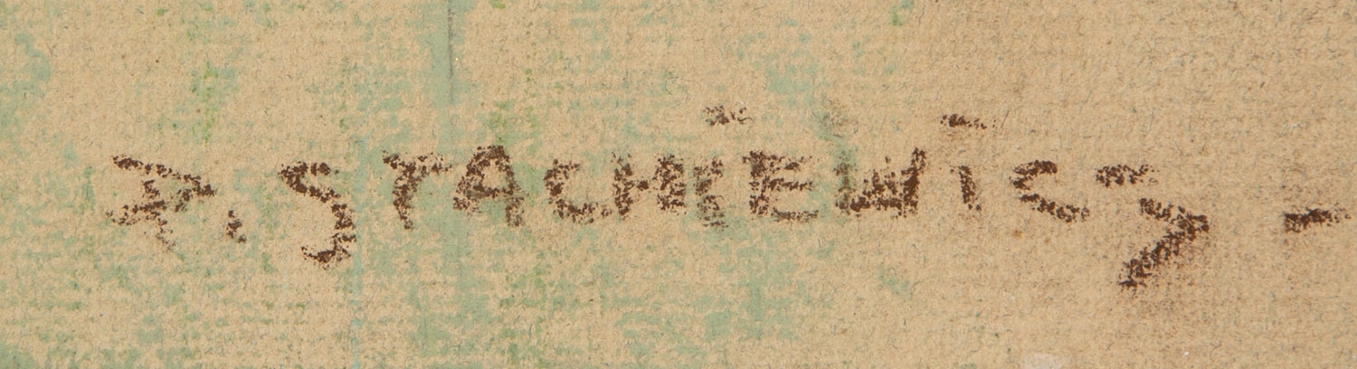 Piotr Stachiewicz | Portrait of a woman in a turban | MutualArt