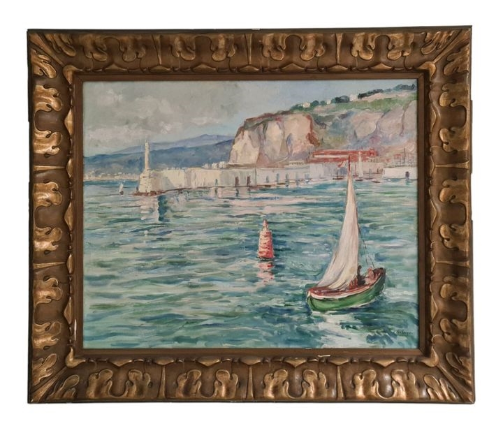 Fernand Verhaegen | Animated port along the creeks | MutualArt