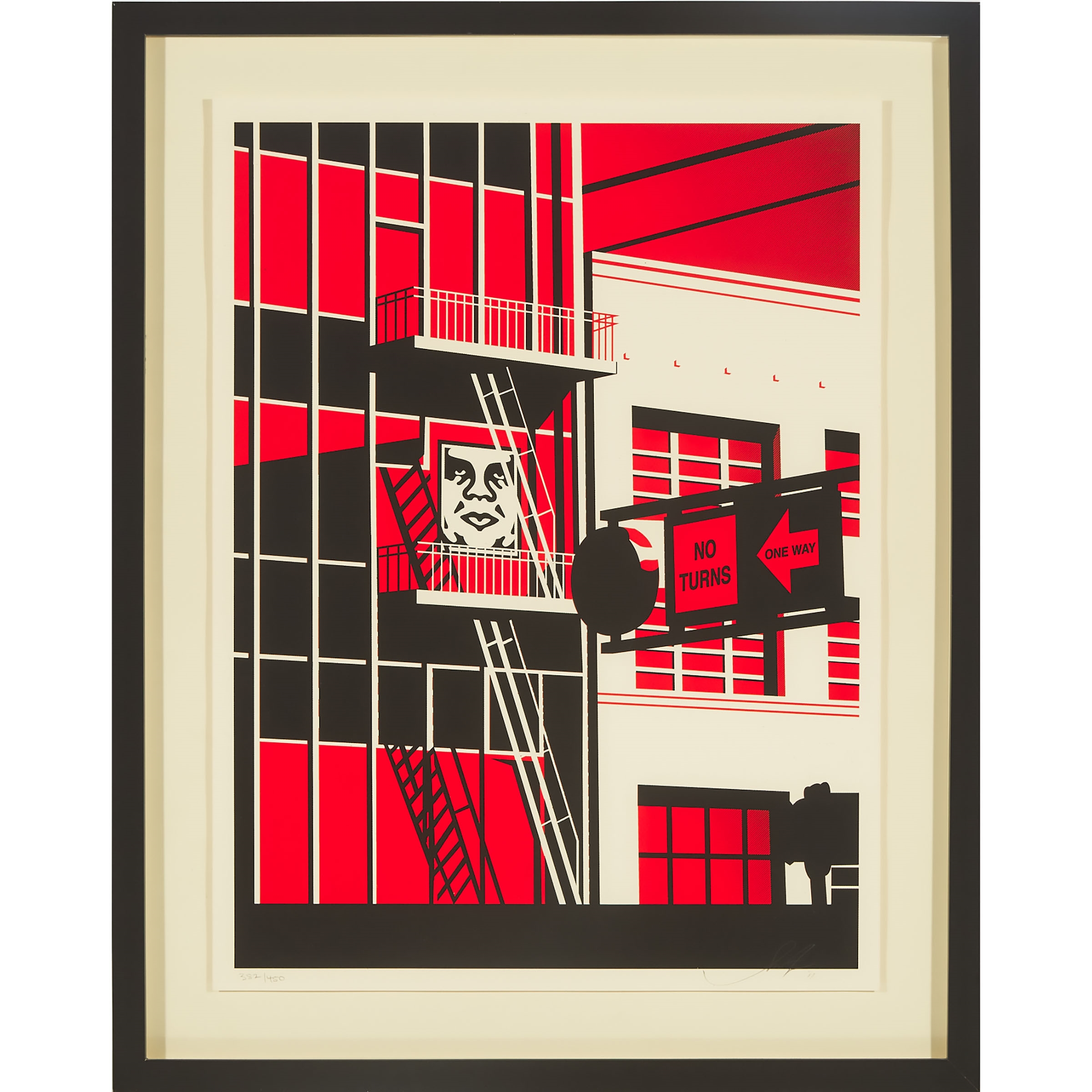 Shepard Fairey | SF FIRE ESCAPE (2011) | MutualArt