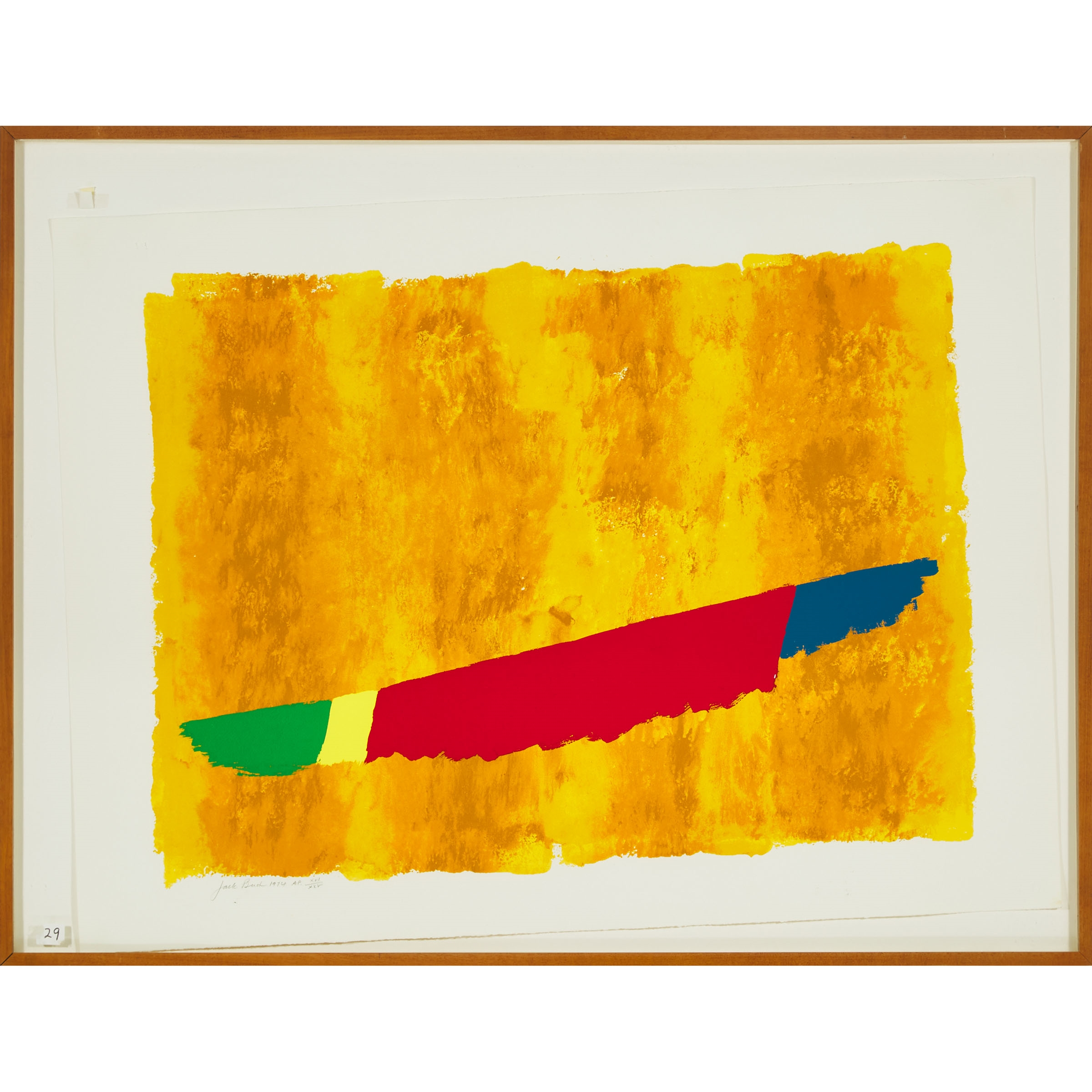 Jack Bush | LOW SPREAD (1974) | MutualArt