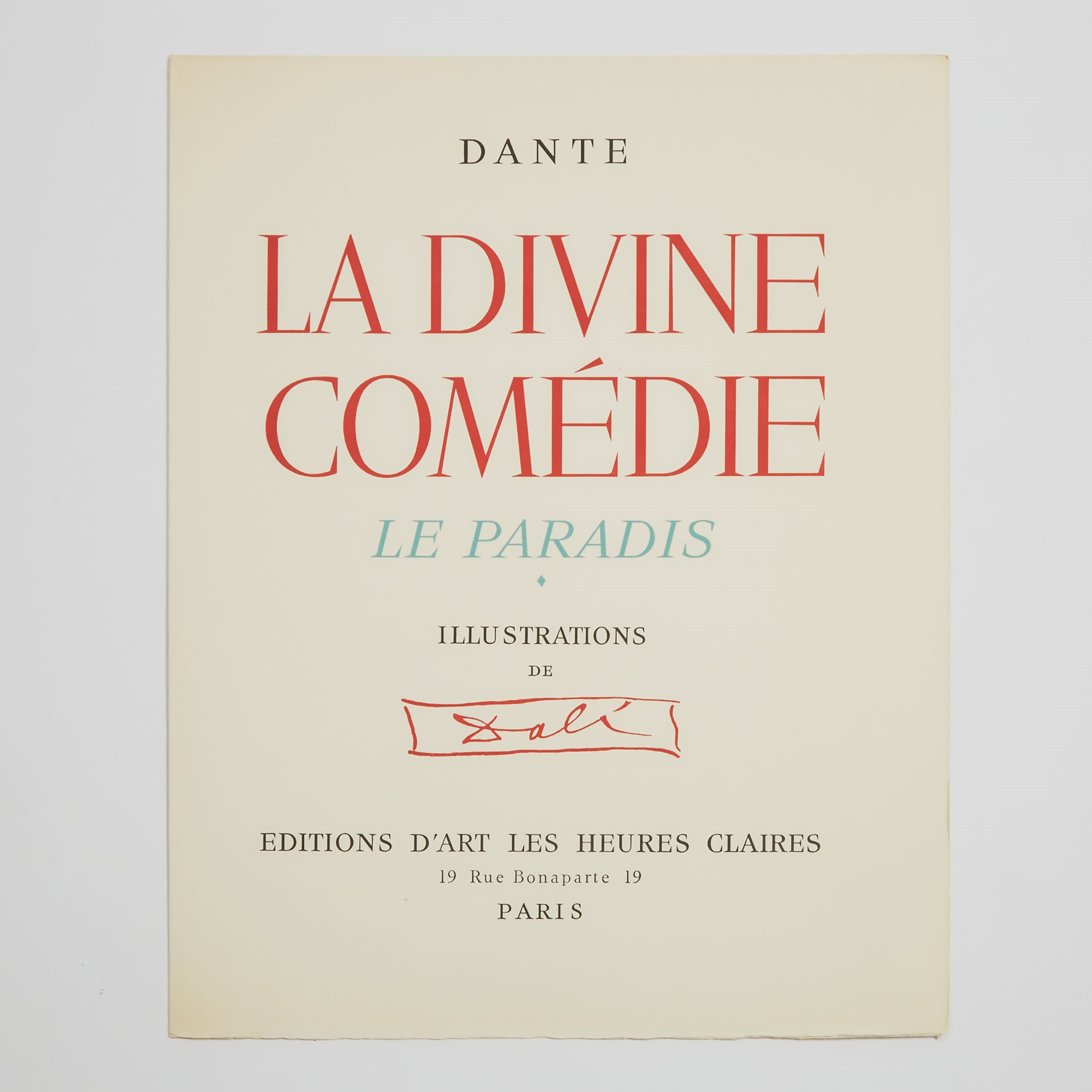 Salvador Dalí | LA DIVINE COMEDIE, FROM DANTE ALIGHIERI, L'ENFER, LE ...
