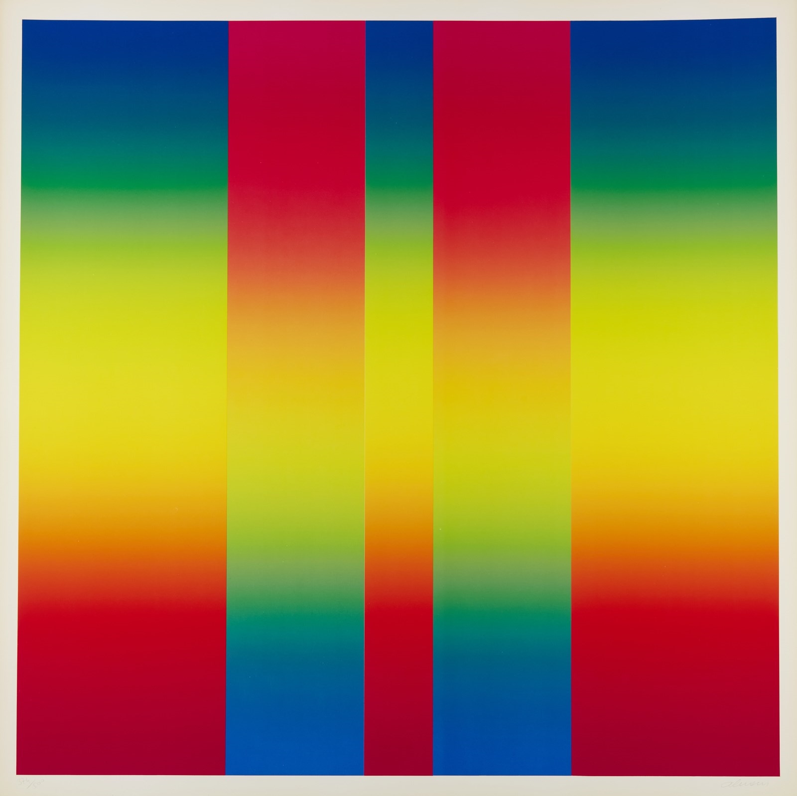 Getulio Alviani | Cromie Spettrologiche. (1972) | MutualArt