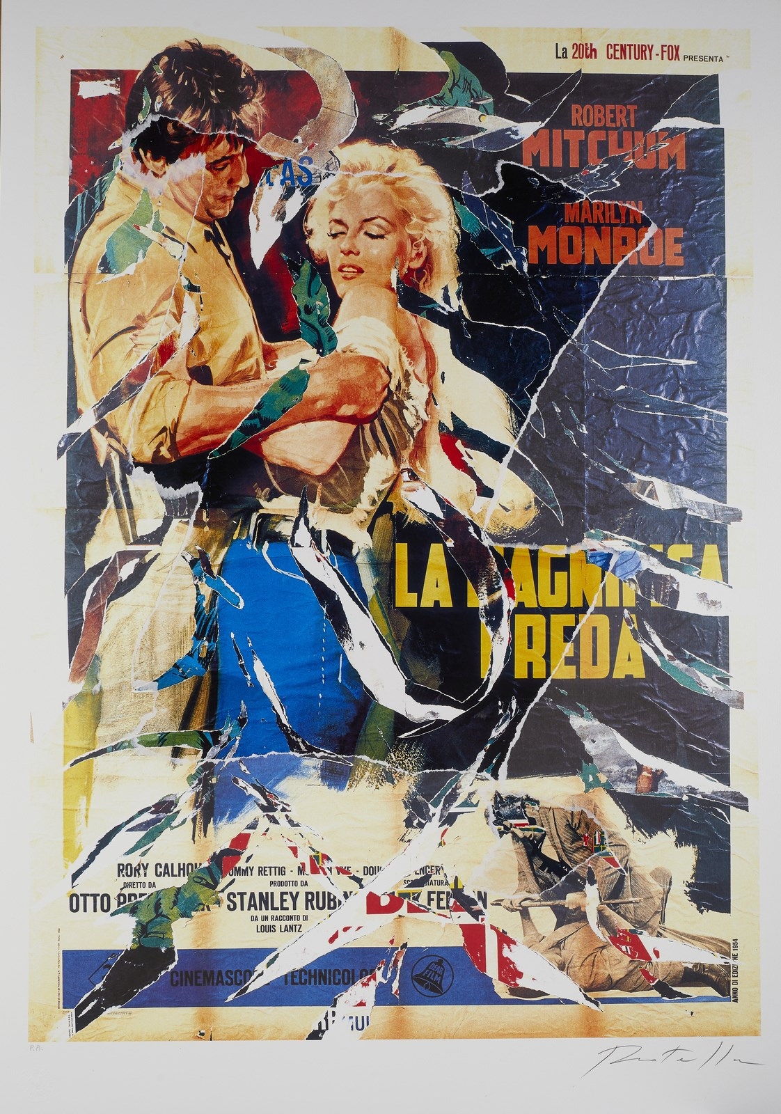 Mimmo Rotella | La magnifica preda. | MutualArt