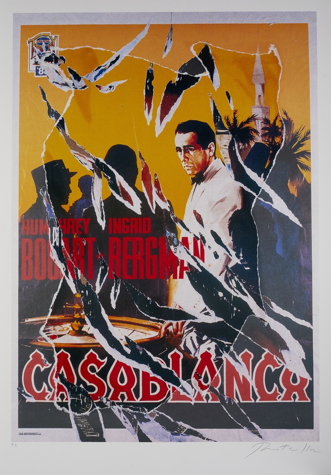 Mimmo Rotella | Casablanca. | MutualArt