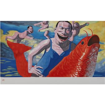 Yue Minjun | Untitled (2001) | MutualArt