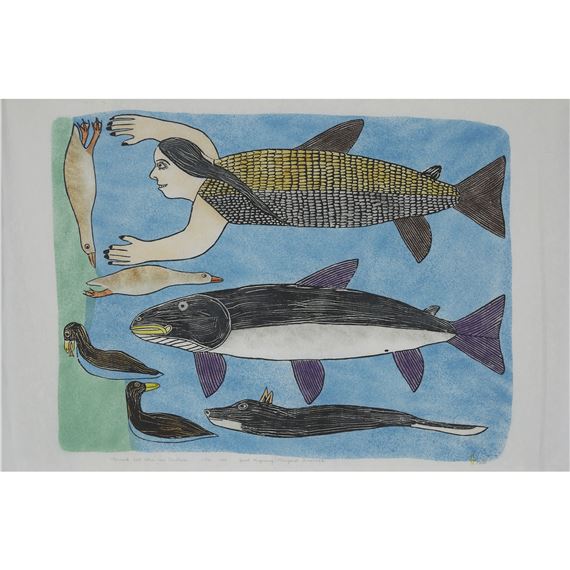 Janet Keegooseot Kigusiuq | MERMAID AND OTHER SEA CREATURES, 1988 (1988 ...