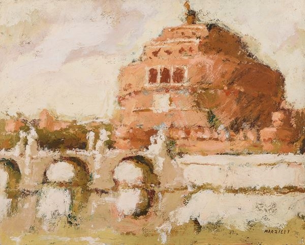 Franco Marzilli | Veduta di Castel Sant'Angelo | MutualArt