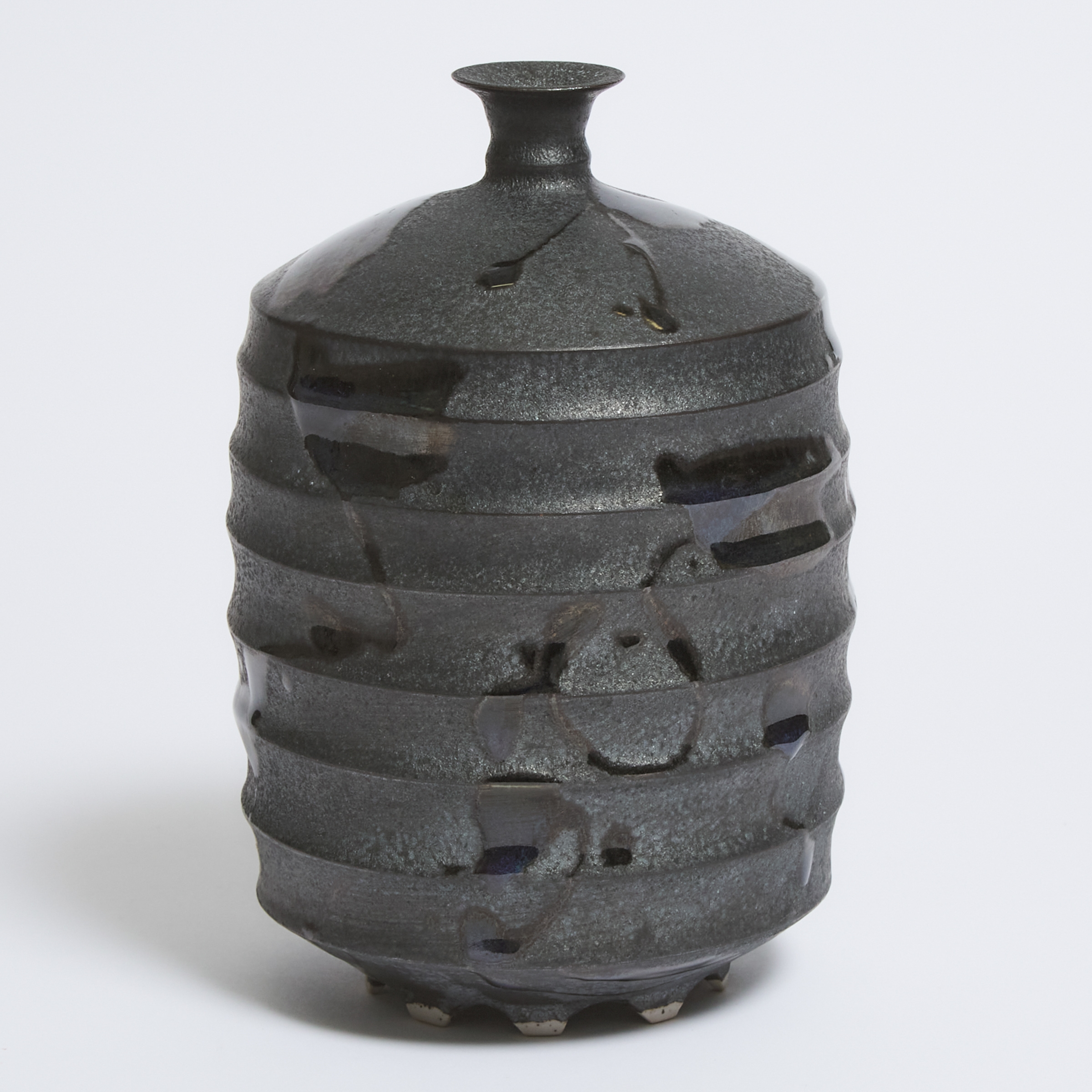 Kayo O'Young | Black Glazed Vase, 1997 | MutualArt