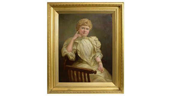 Worthy Vizard | Portrait of Margaret Annie Knott (1896) | MutualArt
