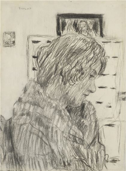 Pierre Bonnard | Femme de profil (Renée Monchaty) (Circa 1921) | MutualArt