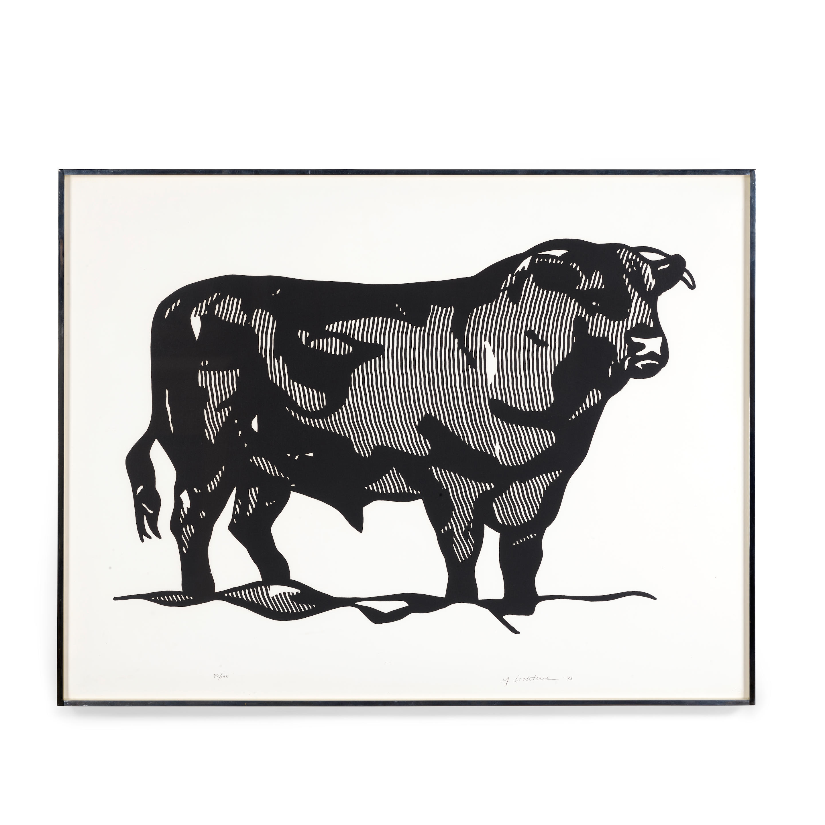 Roy Lichtenstein | Bull Profile Series 6 (1973) | MutualArt