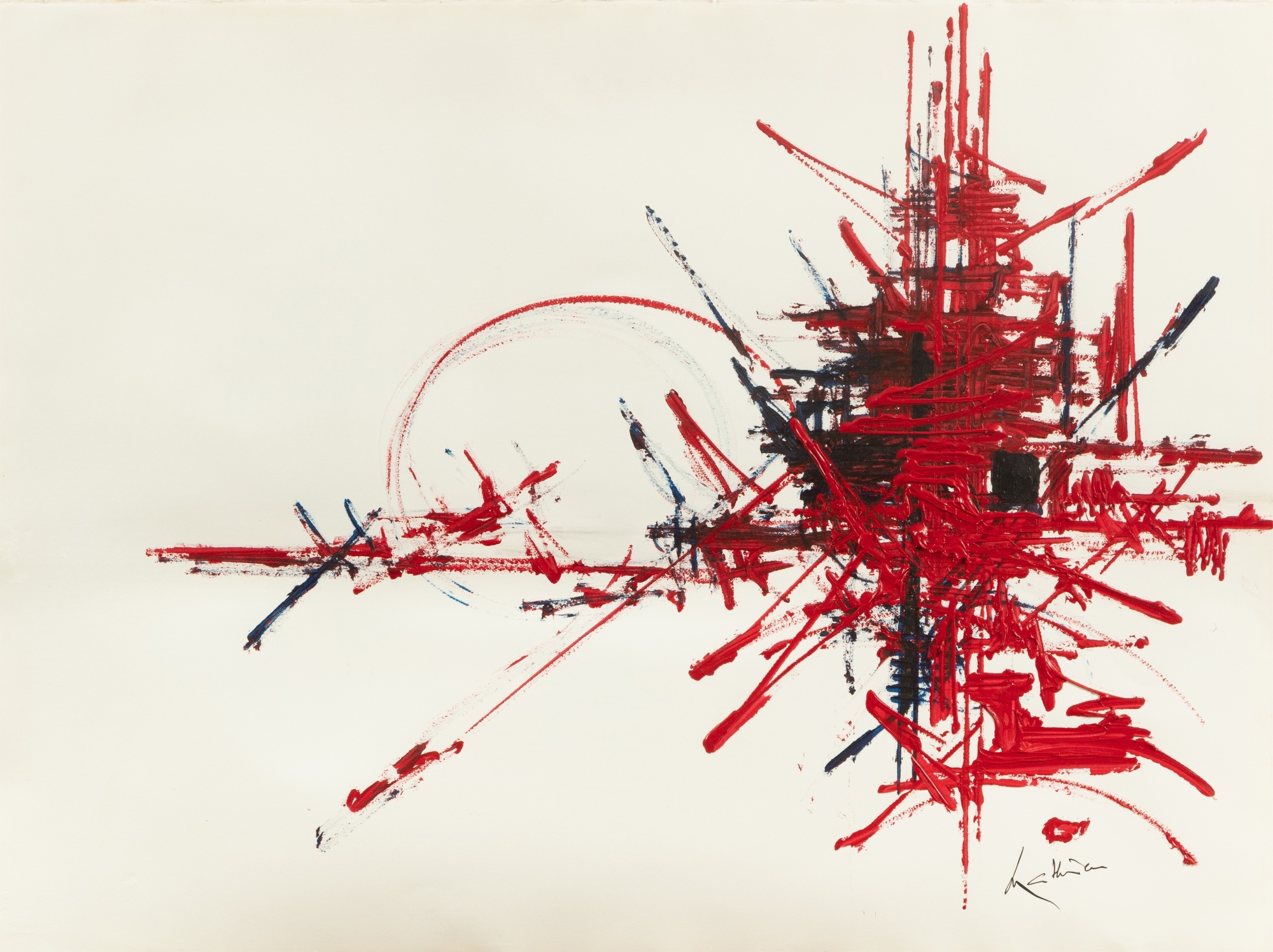 Georges Mathieu | Georges Mathieu (1982) | MutualArt