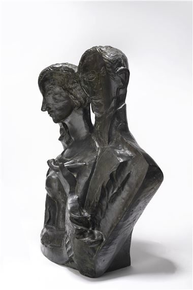 Ossip Zadkine | Double portrait de Henk et Nel Wiegersma | MutualArt