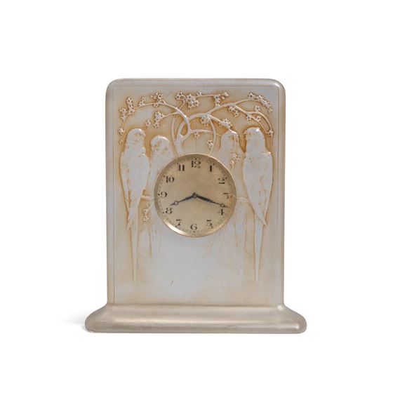 René Lalique | Quatre Perruches Clock (1920) | MutualArt