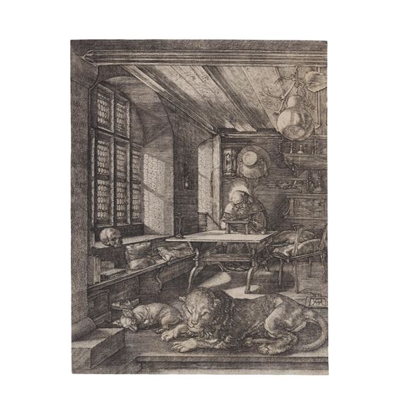 Albrecht Dürer | St. Jerome in his Study (1514) | MutualArt