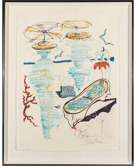 Salvador Dalí | Liquid Tornado Bath Tub Imaginations and Objects of the ...