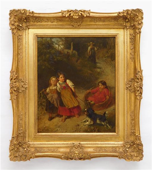 Adolf Eberle | The Basket Ride | MutualArt