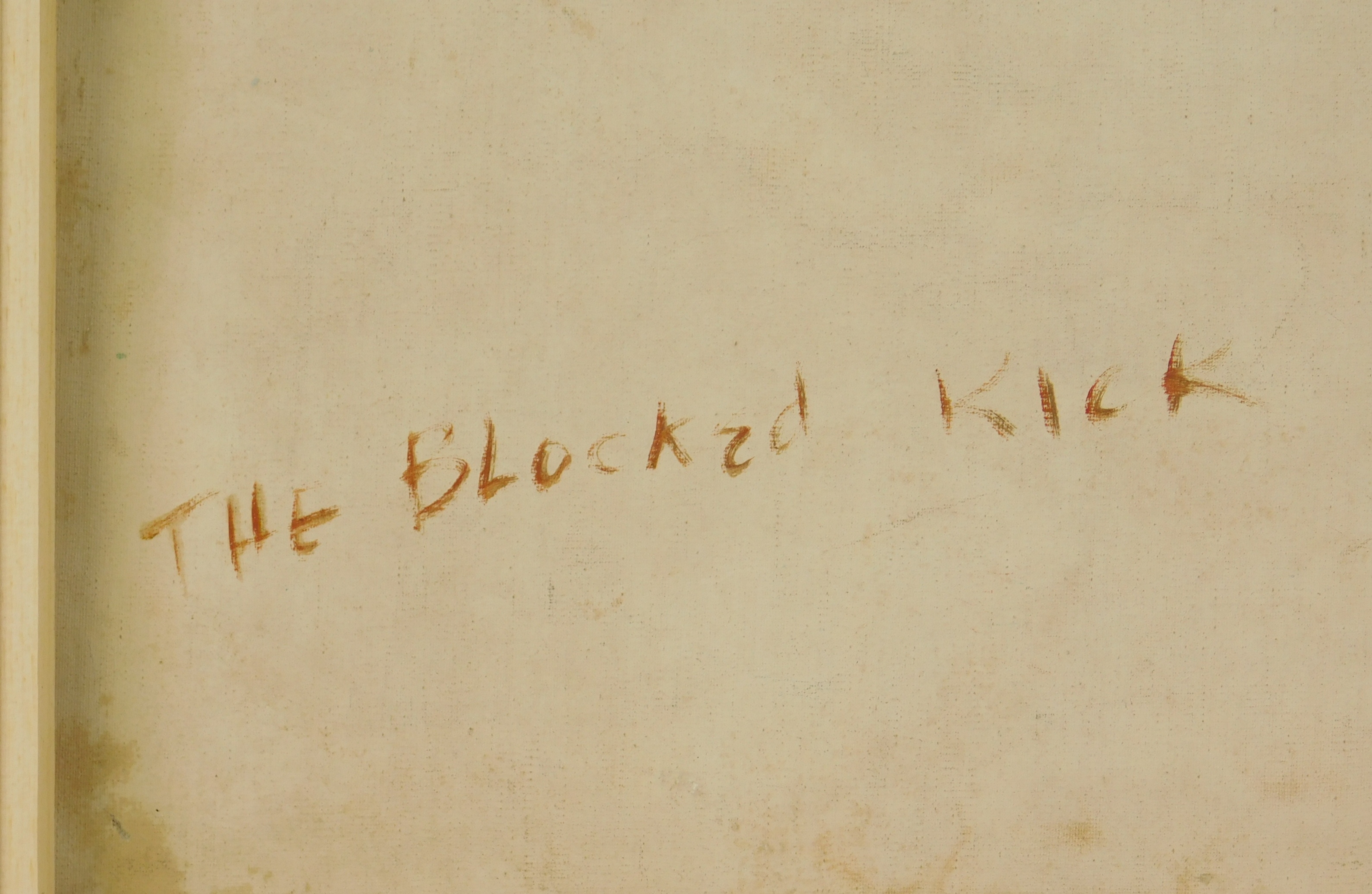 Albert Pels | The Blocked Kick | MutualArt