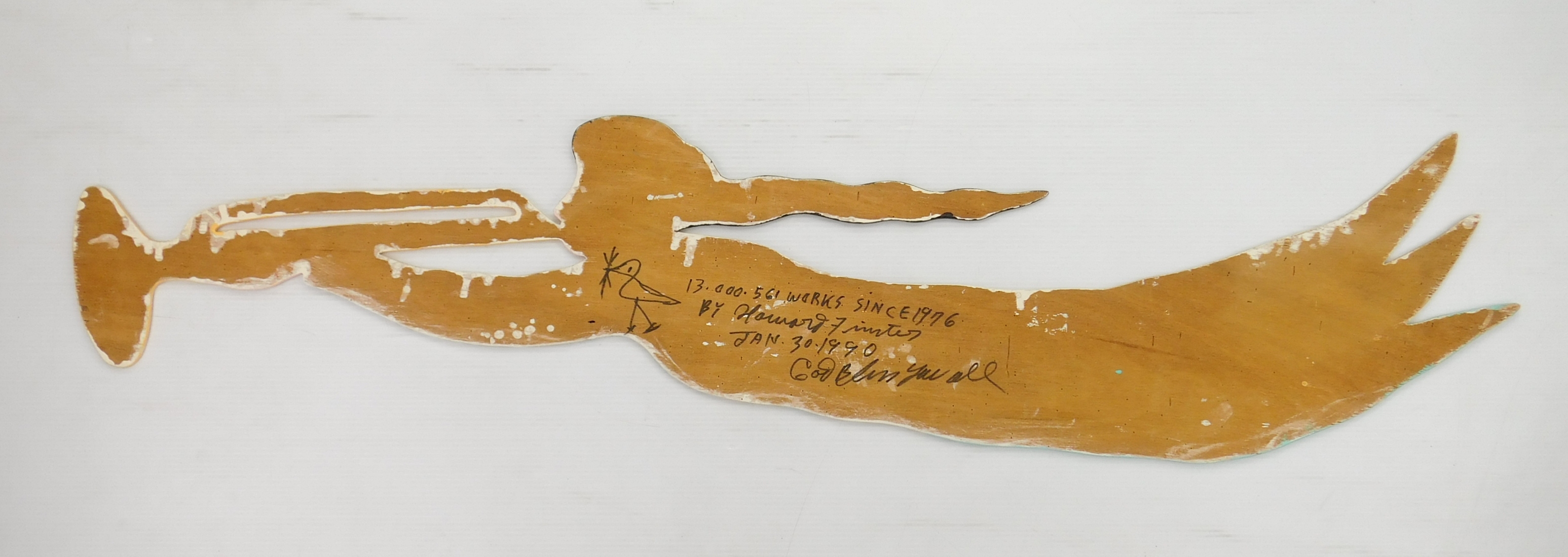 Howard Finster | Trumpeting Angel (1990) | MutualArt