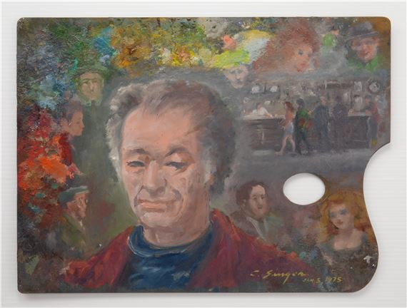 Clyde Singer | Self-Portrait (1975) | MutualArt