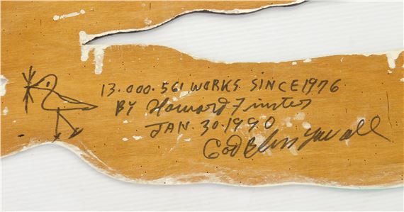 Howard Finster | Trumpeting Angel (1990) | MutualArt