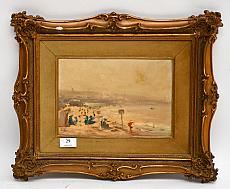 Armand Jamar | Rare scène de plage | MutualArt