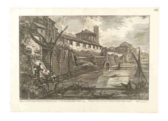 Giovanni Battista Piranesi | Veduta delle antiche Sostruzioni fatte da ...