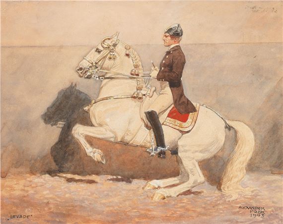 Alexander Pock | Levade (1943) | MutualArt