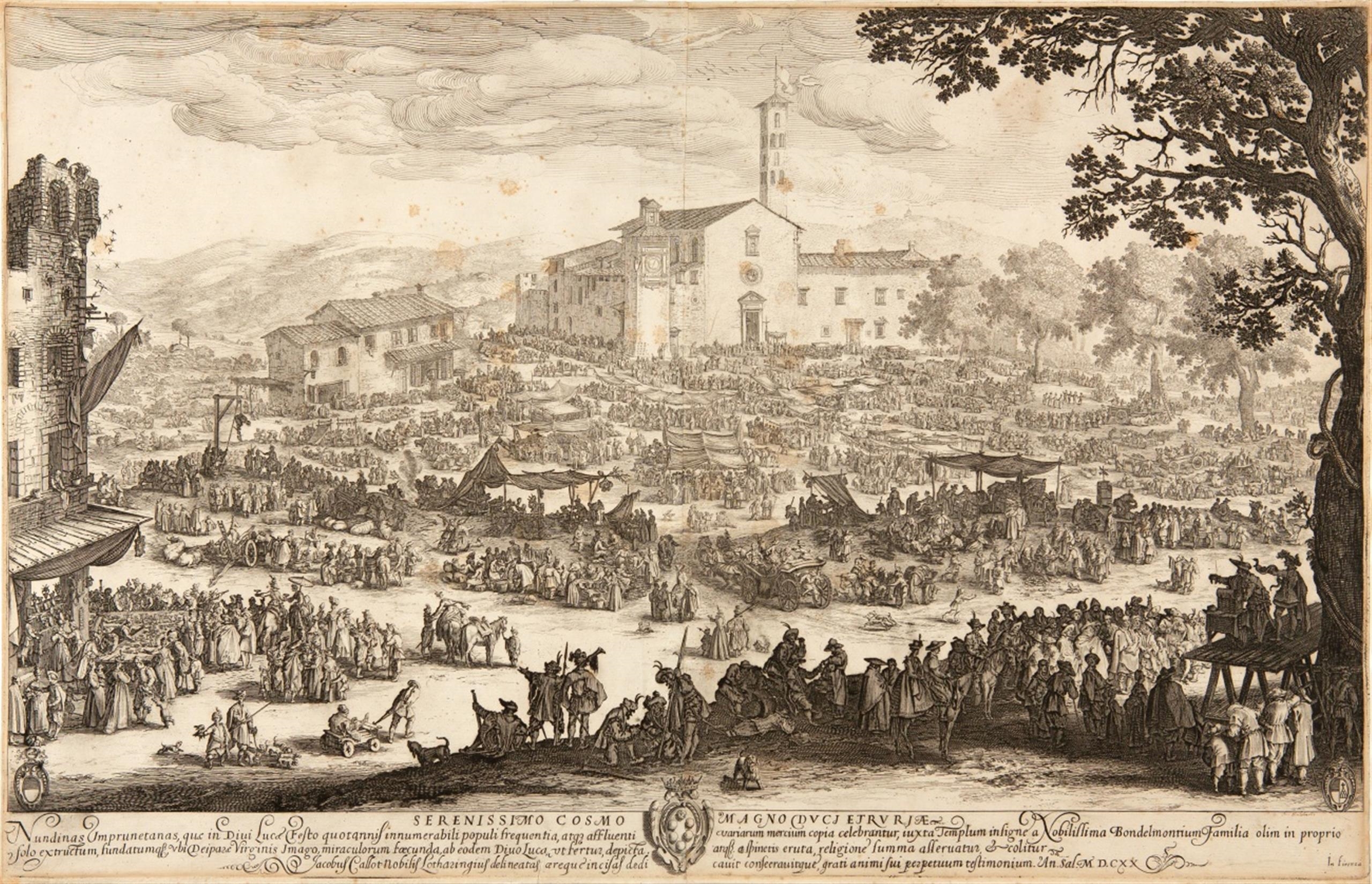 Jacques Callot | La Foire de l'impruneta, première planche (La grande ...