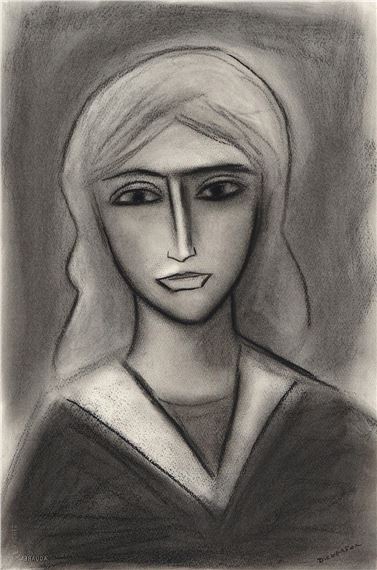 Robert Dickerson | Untitled (Portrait of a Young Woman) | MutualArt