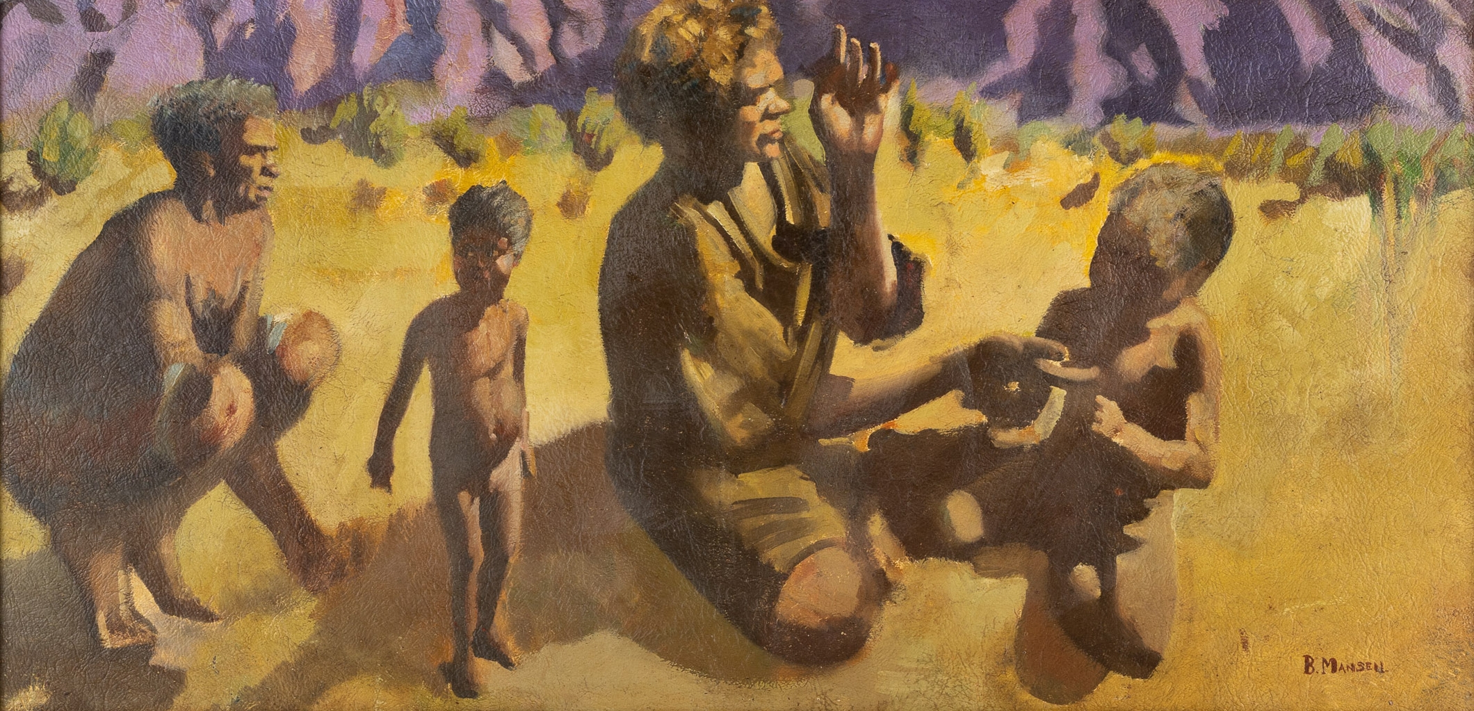 William Arthur Byram Mansell | Indigenous Family | MutualArt