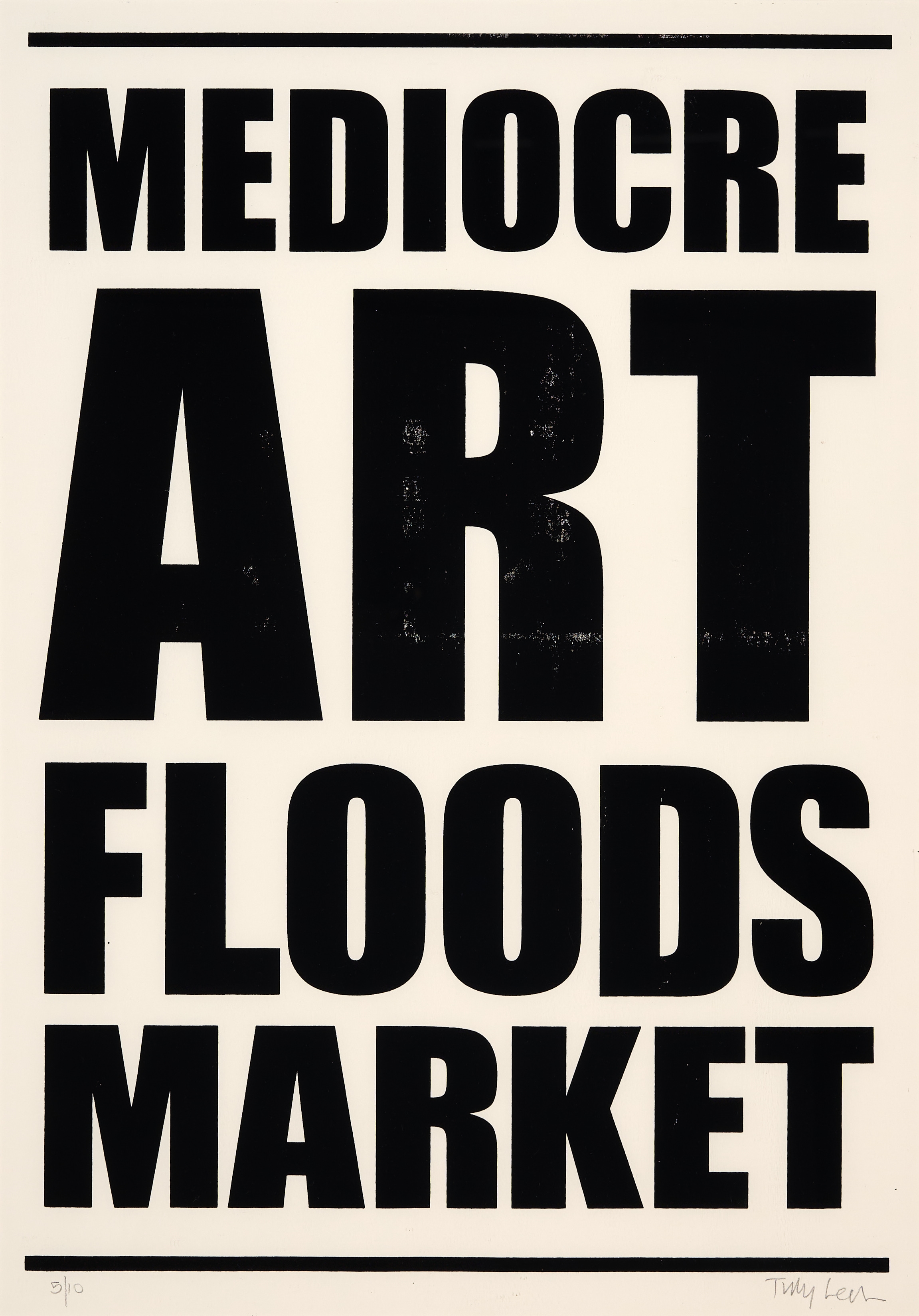 Tilly Lees | Mediocre Art Floods Market | MutualArt