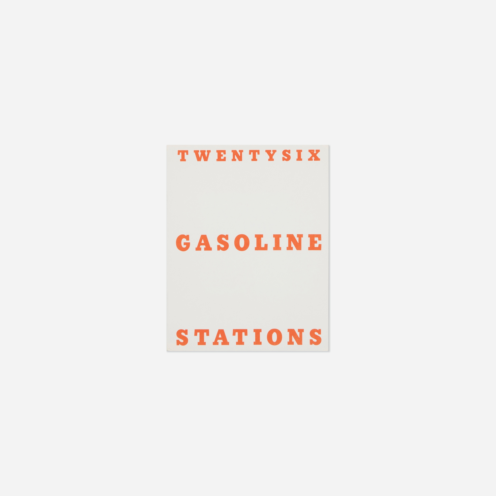 Ed Ruscha | Twentysix Gasoline Stations (1963) | MutualArt