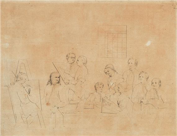 Johann Heinrich Wilhelm Tischbein | Die Familie des Hospitalbäckers zu ...