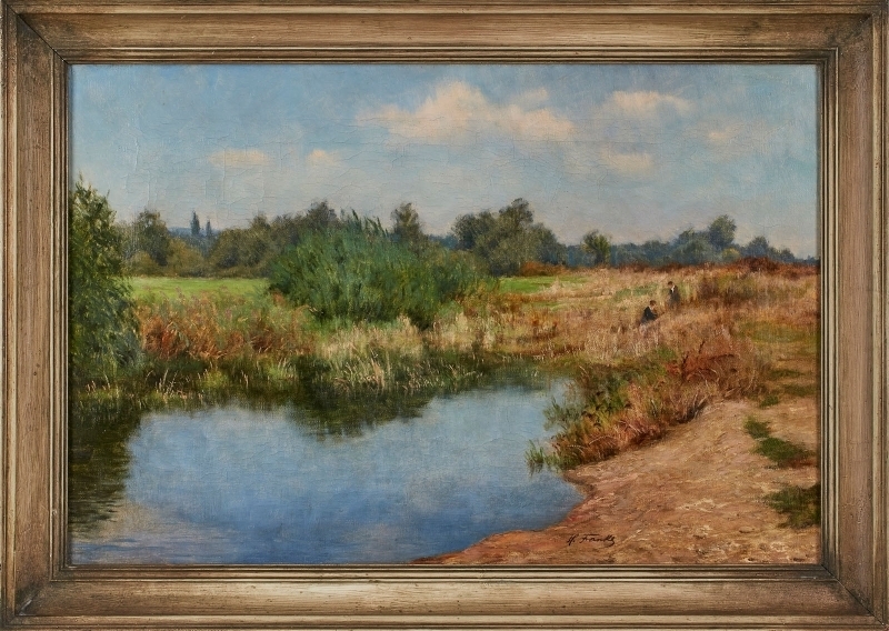 Hanny Franke | Rast am Teich | MutualArt