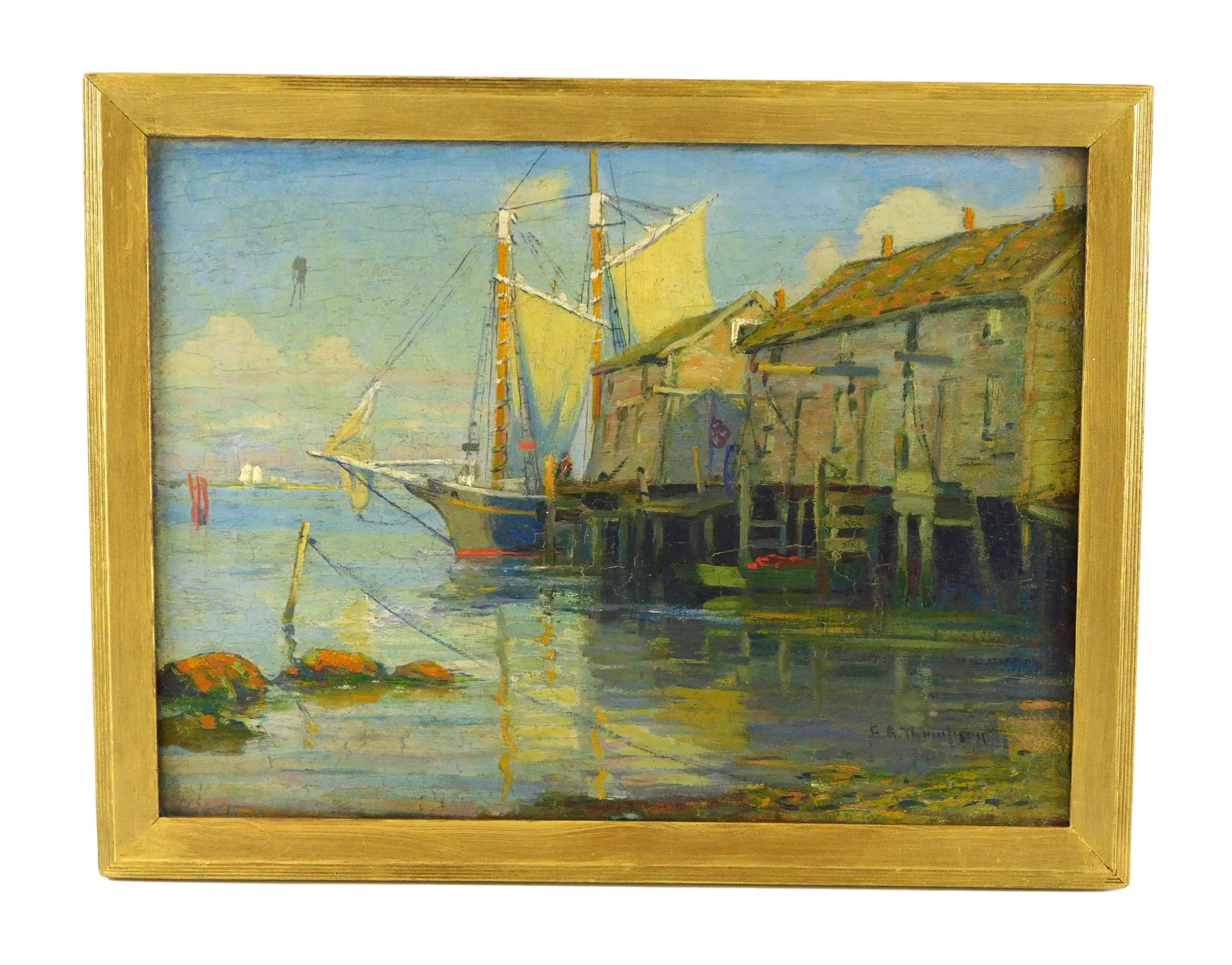 George Albert Thompson | Fishing boat Noank | MutualArt