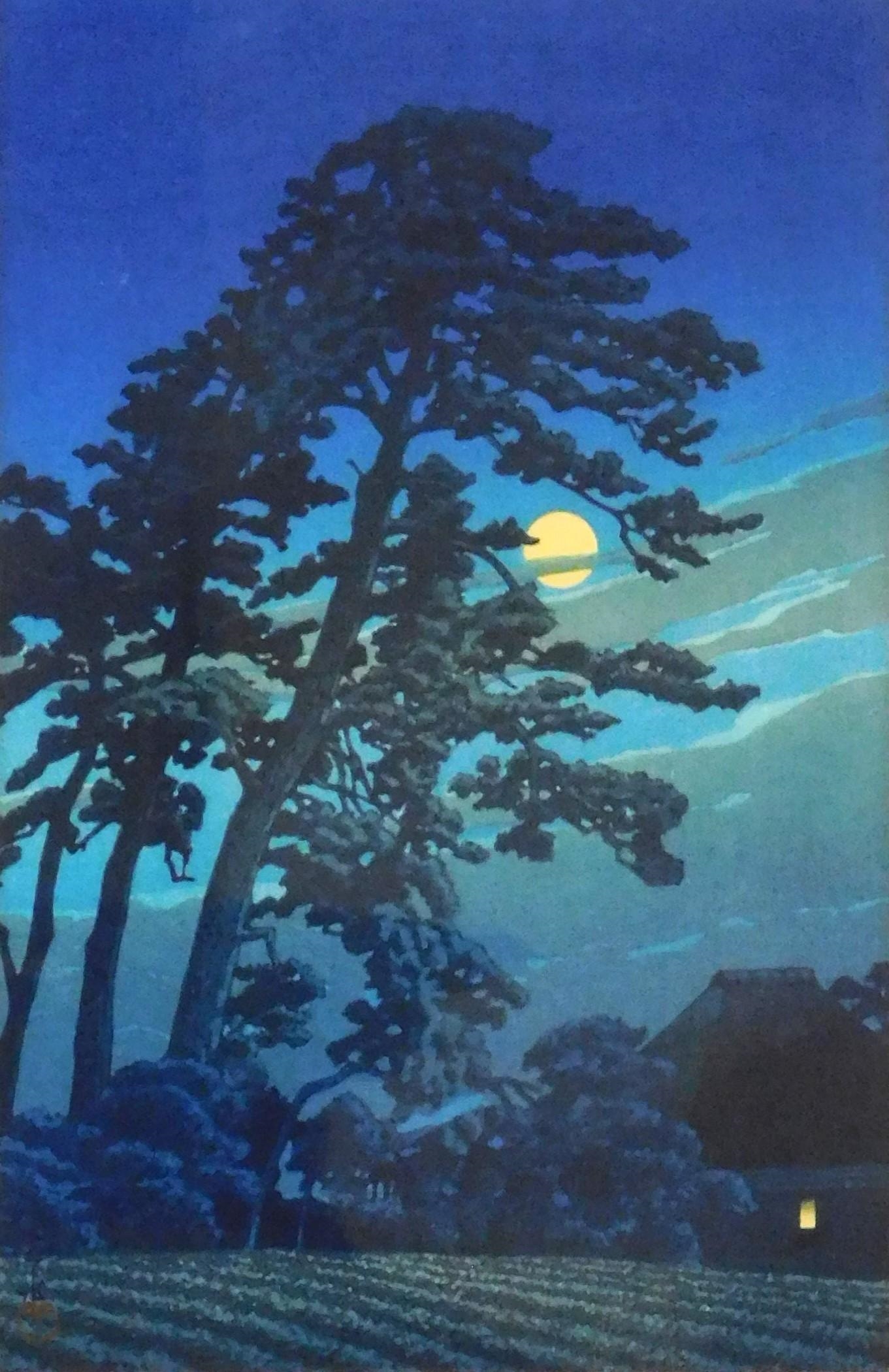 Hasui Kawase | Moon At Magome (Circa 1930s) | MutualArt