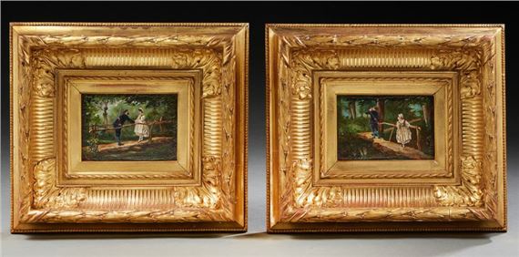 Edmond Adolphe Rudaux | The Tollbooth; Already Past | MutualArt