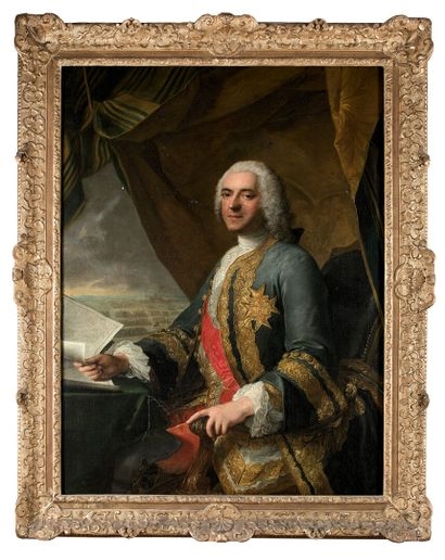 Jean-Marc Nattier | Portrait of Marc Pierre de Voyer de Paulmy | MutualArt