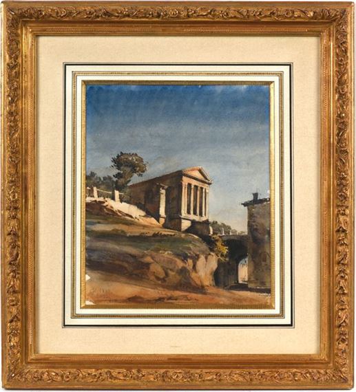 Jean Charles Geslin | The Temple of Nerva in Rome, | MutualArt