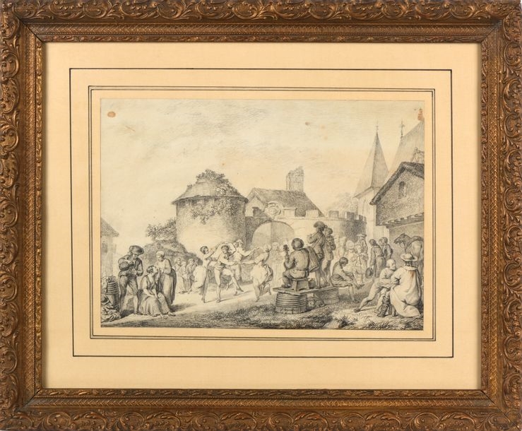 Nicolas François Regnault | The country ball | MutualArt